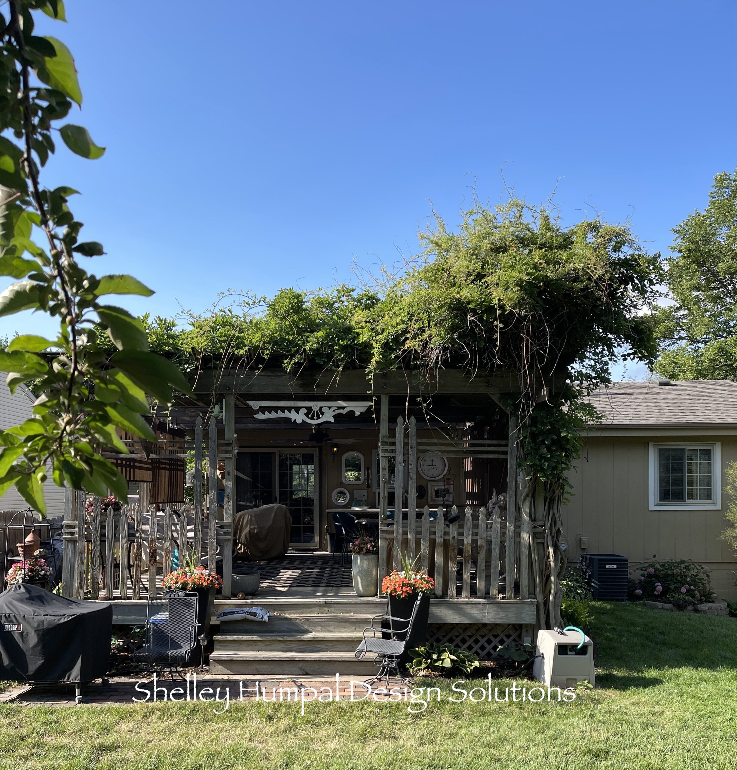 Building a Semi Private Outdoor Space - For the Love of Old